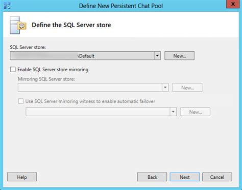 Tutorial Setting Up And Installing Persistent Chat For Lync Server