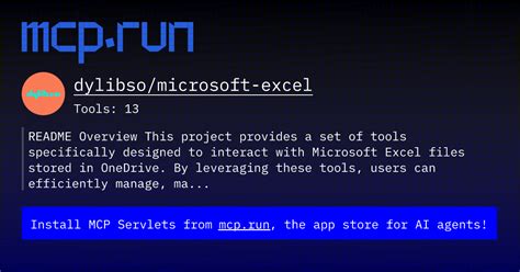 Dylibsomicrosoft Excel Mcp Server N