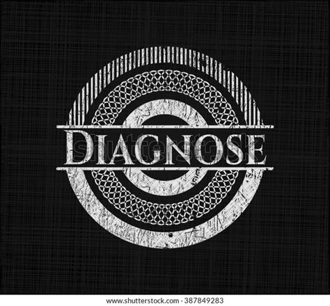 Diagnose On Chalkboard Stock Vector Royalty Free 387849283 Shutterstock
