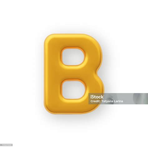 흰색 배경에 3d 골드 대문자 B 0명에 대한 스톡 벡터 아트 및 기타 이미지 0명 3차원 형태 그림자 Istock