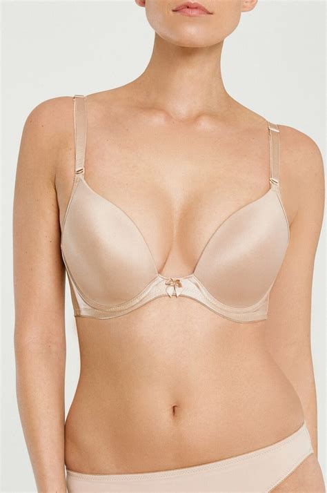 U Plunge Strapless And Backless Push Up Bra Convertible Bra