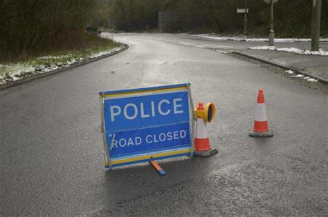 Fallen Electric Wires Close Second Major A Road In Wiltshire