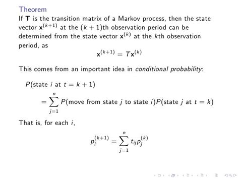 Lesson 11 Markov Chains