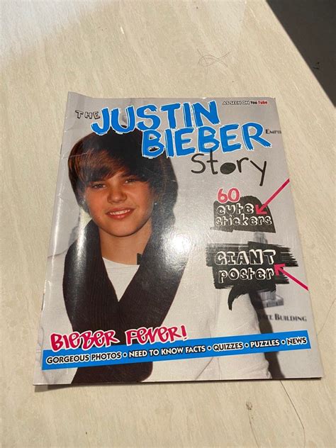 Justin Bieber Magazine Hobbies And Toys Books And Magazines Magazines On