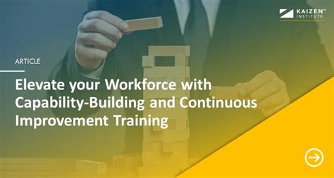 kaizen institute global on linkedin capabilitybuilding training kaizen