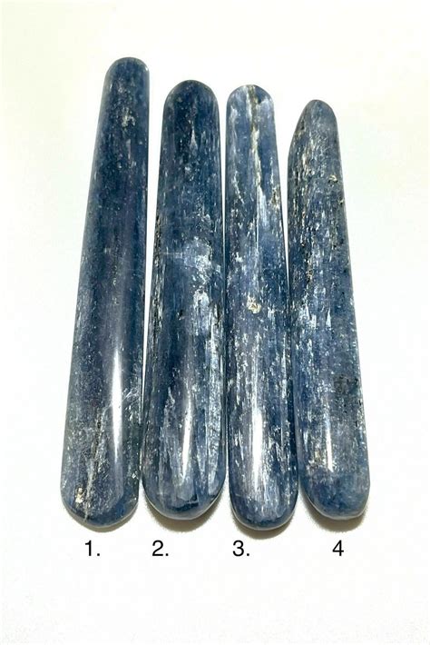 Blue Kyanite Massage Wand Etsy