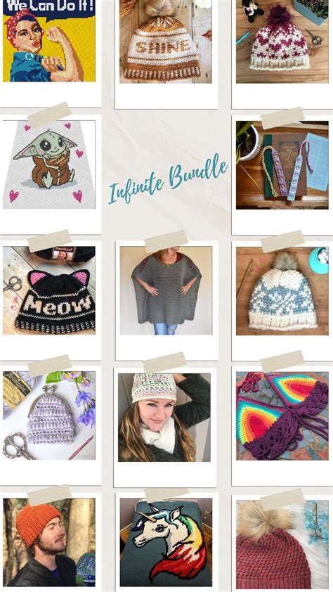 infinite crochet bundle a lifetime of crochet patterns stardust