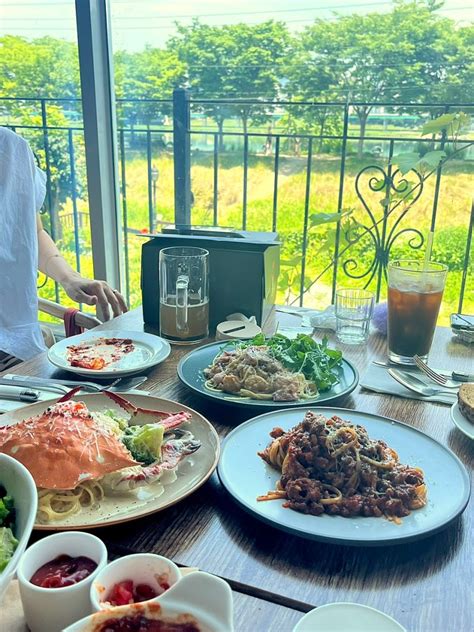 하남 브런치카페 미사리리버 한강뷰 맛집 반려견 동반가능 네이버 블로그