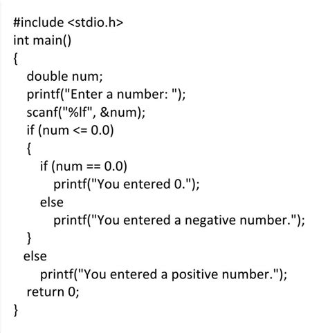 Write A Program To Input A Number And Check If The Number Is Zero