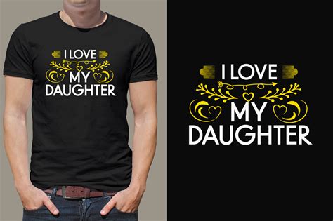 I Love My Daughter Svg Design Graphic By Anup Ray · Creative Fabrica