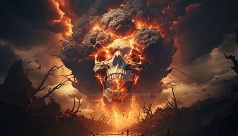 The Skull Nuclear Explosion By Everspade On Deviantart