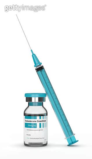 3d render of testosterone enanthate vial with syringe 953748946 게티이미지뱅크