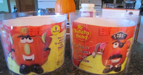 Sustainably Chic Designs Mr Potato Head Pumpkins