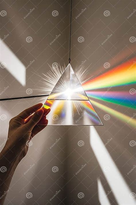 Spectral Prism Bursting Colors In Sunlight Stock Illustration Illustration Of Reflection
