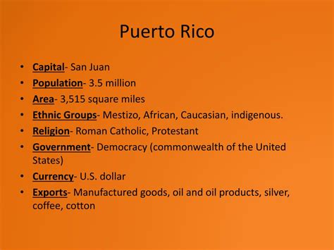 Ppt Puerto Rico Powerpoint Presentation Free Download Id2108913