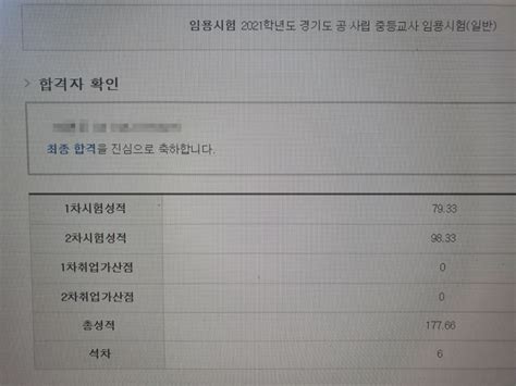 2021 경기 영양교사 임용고시 합격수기 네이버 블로그