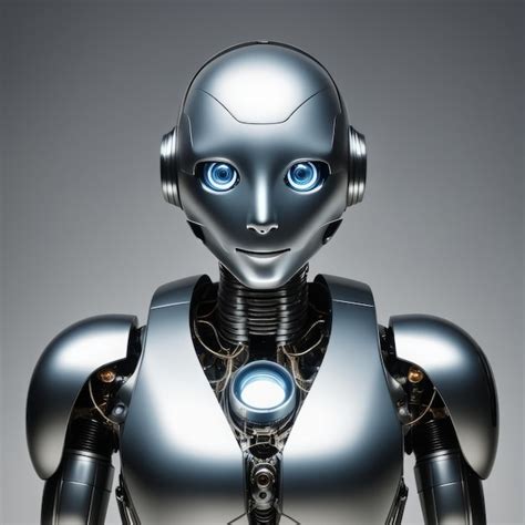 premium ai image 3d rendering robot with cyborg head 3d rendering