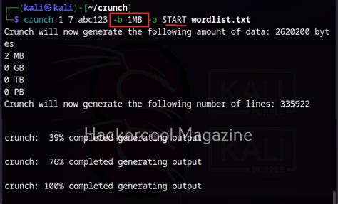 Crunch Wordlist Generator Complete Guide Hackercool Magazine