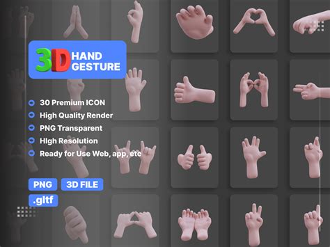 Premium Hand Gesture 3d Illustration Pack From Sign And Symbols 3d Illustrations