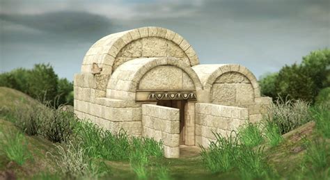 色雷斯古墓（斯韦什塔里，公元前3世纪） 3d场景 Cn Mozaik电子教育与学习
