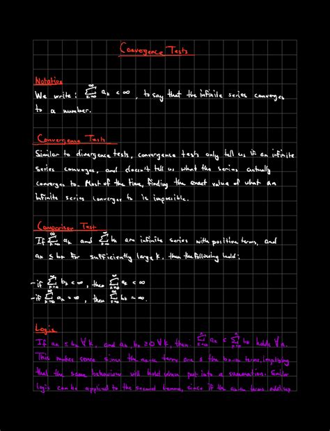 Convergence Tests I Are Infinite Series Withpositiveterms And K I Be For Sufficiently Largek