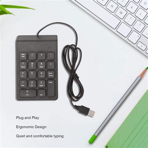 Wired Numeric Keypad Key Numeric Keypad Widely Used In Banking Pcs