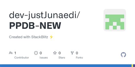 Github Dev Justjunaedi Ppdb New Created With Stackblitz ⚡️
