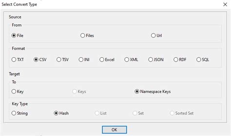 Import Data From Csv File To Redis Hash Keys In Same Namespace Without