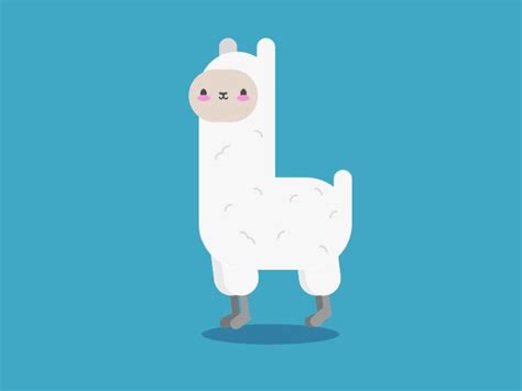 Llama Animation By Justin Evans On Dribbble Animation Animation Design Llama