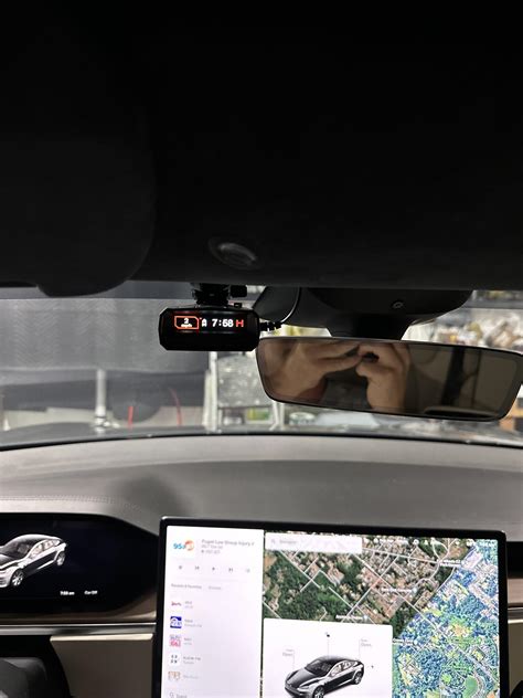 Radar Detector Accessories Dash Mount Setup For Rivian R1t R1s Quick Easy And Removable