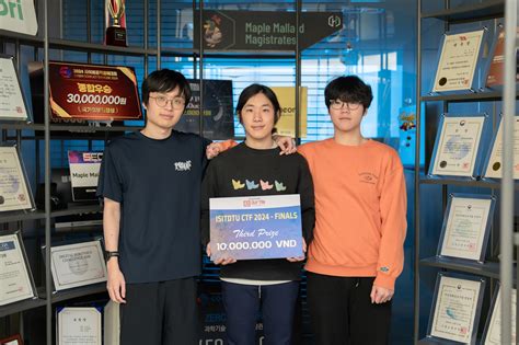 Theori 🏆 Isitdtu Ctf 2024 티오리는 연구원들의 보안 역량 강화와 기술 도전을