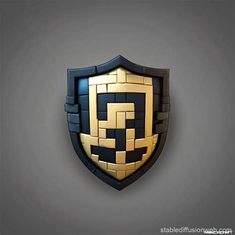 Minecraft Style Shield Stable Diffusion Online