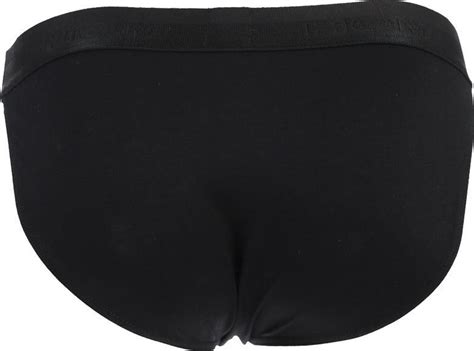 Hom Classic Tanga Briefs Pack Heren Tanga Slip Zwart Maat