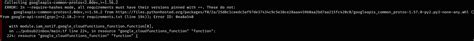Dependency Error When Building Cloud Function Issue GoogleCloudPlatform Pubsub Inbox