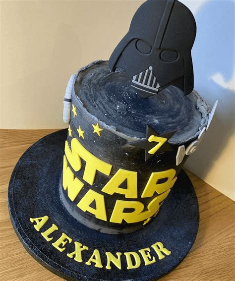Darth Vader Birthday Cake Ideas Images Pictures
