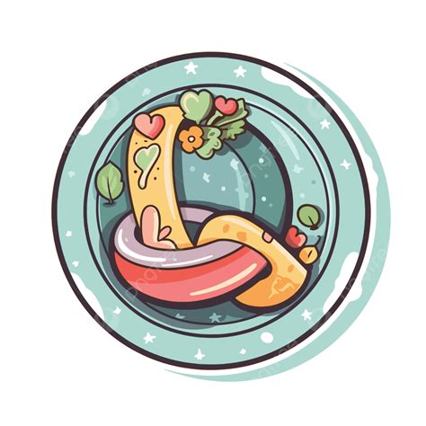 클립 아트 위에 음식 아이콘이 있는 항목 벡터 고립 된 만화 반지와 스티커 디자인 상표 Png 일러스트 및 벡터 에 대한 무료 다운로드 Pngtree