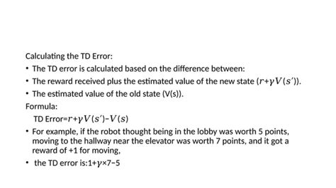 Temporal Difference In Reinforcement Pptx