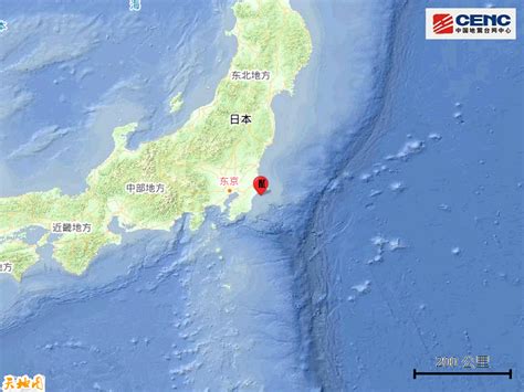 日本本州东岸近海发生6 2级地震