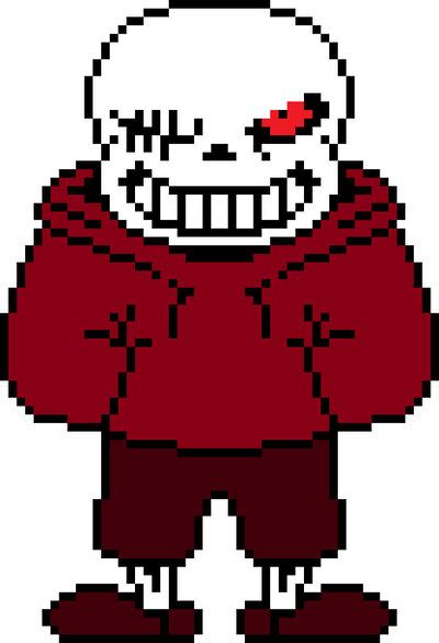 Endtale Sans Sprite By Foxyfazse On Deviantart