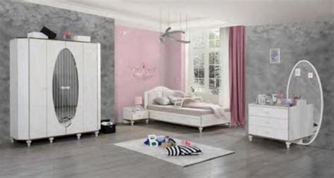 Jvmoebel Jugendzimmer Set Möbel Set Bett Kleiderschrank Nachttisch