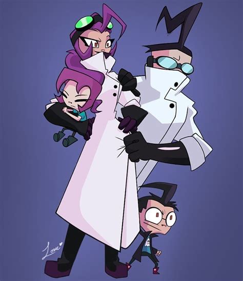 Pin De Nola Gene En Invader Zim X Gaz Invasor Zim Villainous Cartoon Dibujo Sencillo De Gato