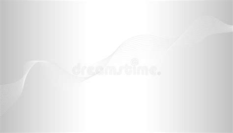 Abstract Gray Background With White Lines Curve Vector Stock Vector Illustration Of