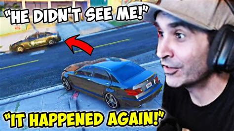 Summit1g Escapes The Cops By Standing Still Again Youtube