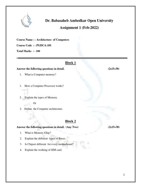 Pgdca 101 Pdf Computer Data Storage Inputoutput