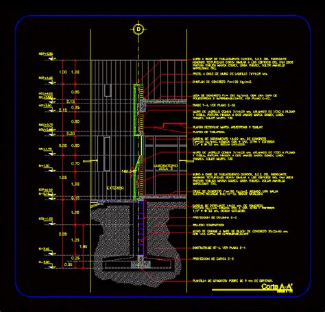 Corte Por Fachada En DWG KB Librería CAD