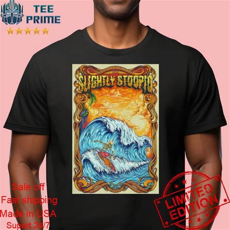 Original Slightly Stoopid 8 17 2025 Santa Barbara Ca Poster T Shirt