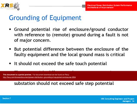 Power Distribution Grounding Of Equipment Enclosures Ppt Slide Deck