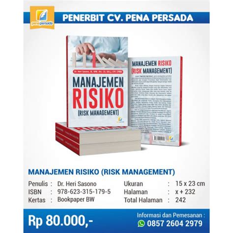 Jual Buku Manajemen Risiko Shopee Indonesia