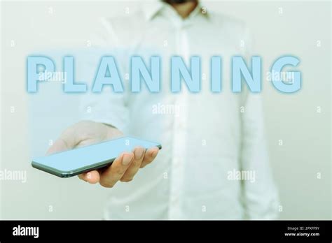 Handwriting Text Planning Business Overview Process Of Thinking About