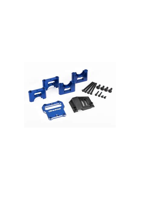 Tra9584x Mount Center Diff Carrier Blue Sledge Hobbyquarters